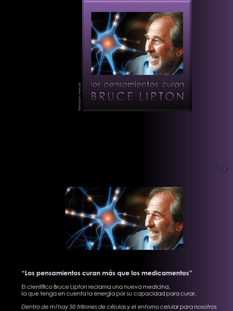 Los Pensamientos Curan Bruce Lipton | PDF | Mente | Física