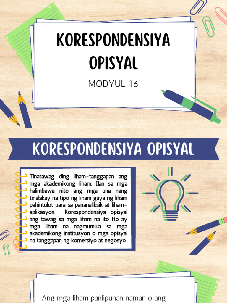 Korespondensiya Opisyal | PDF