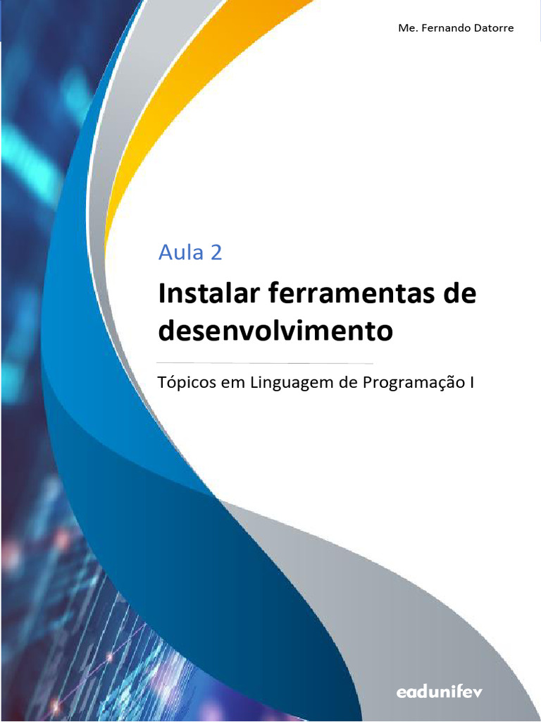 Aula 2 - Instalar Ferramentas de Desenvolvimento | PDF | Microsoft SQL Server | Microsoft