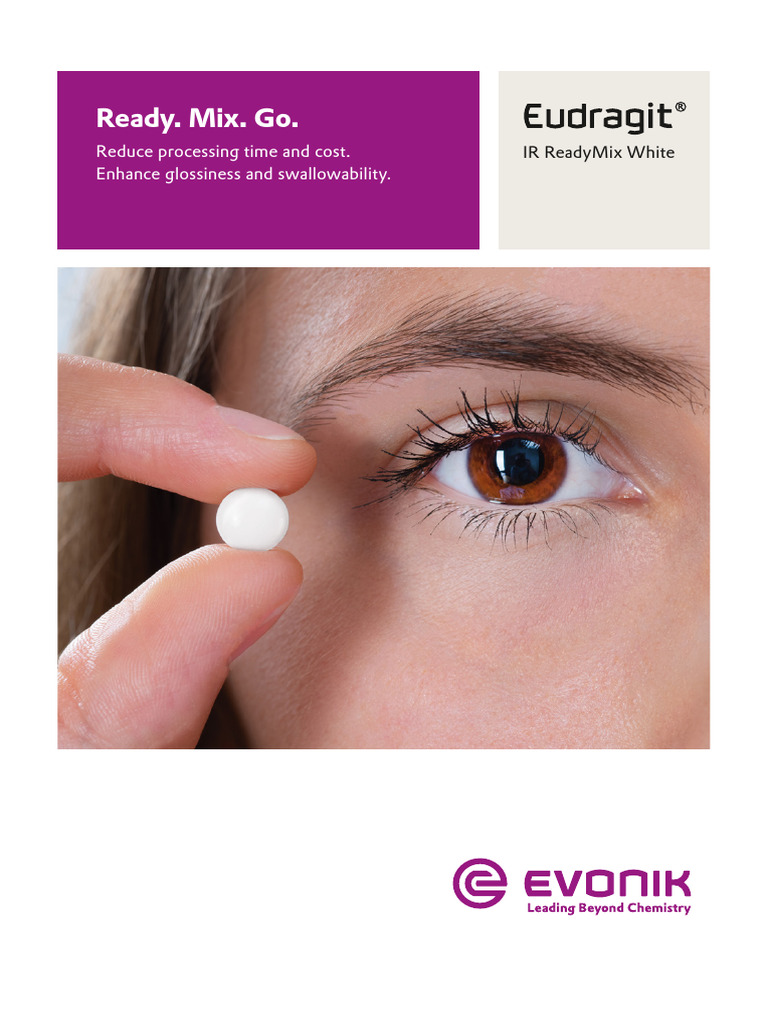 Eudragit IR Ready Mix White | PDF | Tablet (Pharmacy) | Health Care