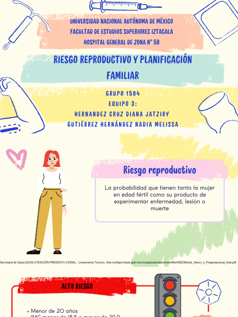 Riesgo Reproductivo y Planificación Familiar | PDF | Control de la ...