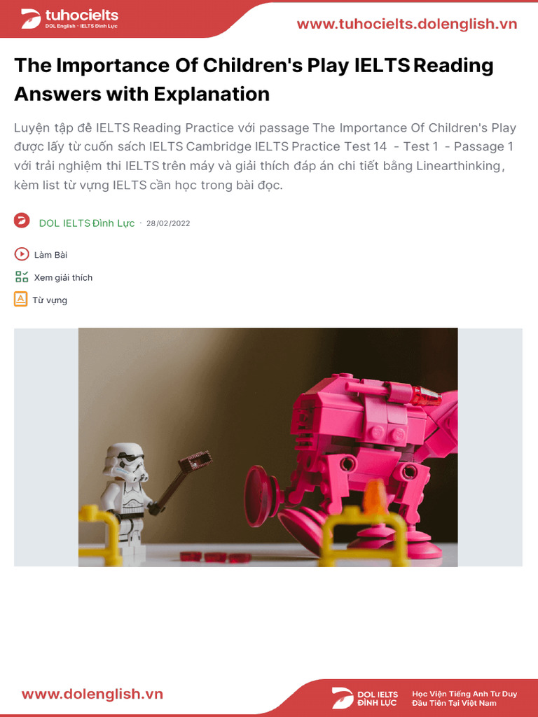 The Importance of Children's Play | PDF | Child Development | Cognitive ...