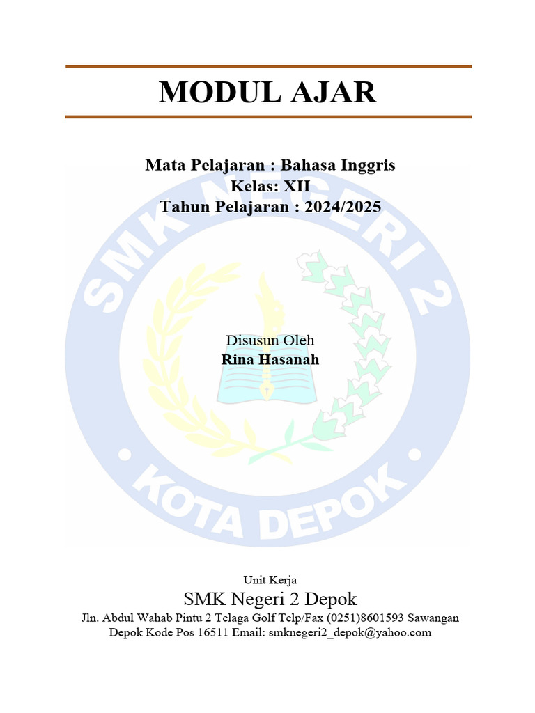 Modul Ajar Explanation Text | PDF