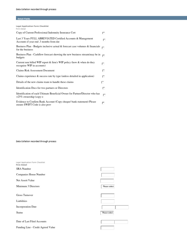 4 - Data Collation Recorded Through Process | PDF