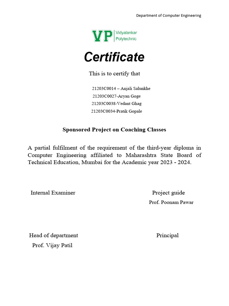 GRP 49 | PDF | Distance Education | Computer Engineering