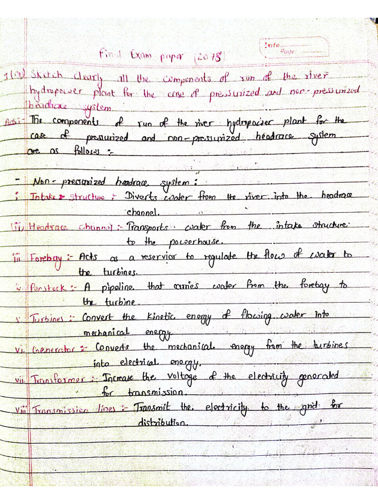 Hydropower Old Solve | PDF