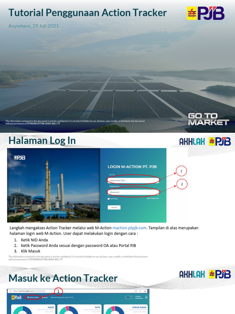Tutorial Penggunaan Web Action Tracker | PDF