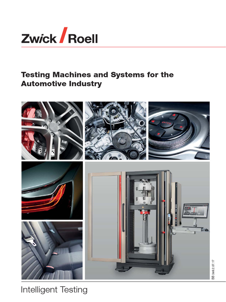 99 389 Testing Machines and Systems For The Automotive Industry FP EN ...
