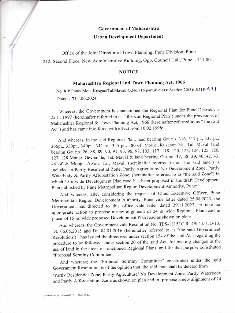 Iiotice: of To | PDF | Statutory Law | Governance