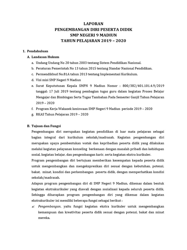 Laporan Program PD 2021 | PDF