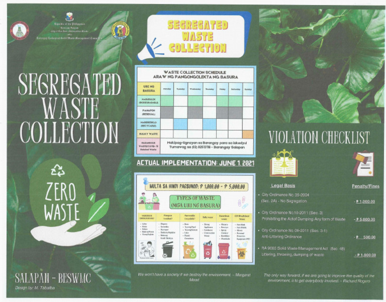 IEC Material For Segregated Waste Collection - 0001 | PDF