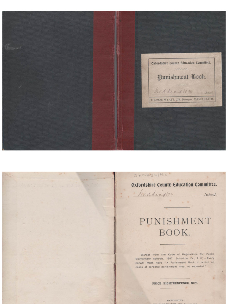Punishment Book | PDF