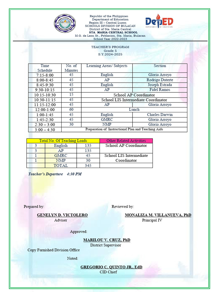 Teachers Program | PDF | Government | Philippines