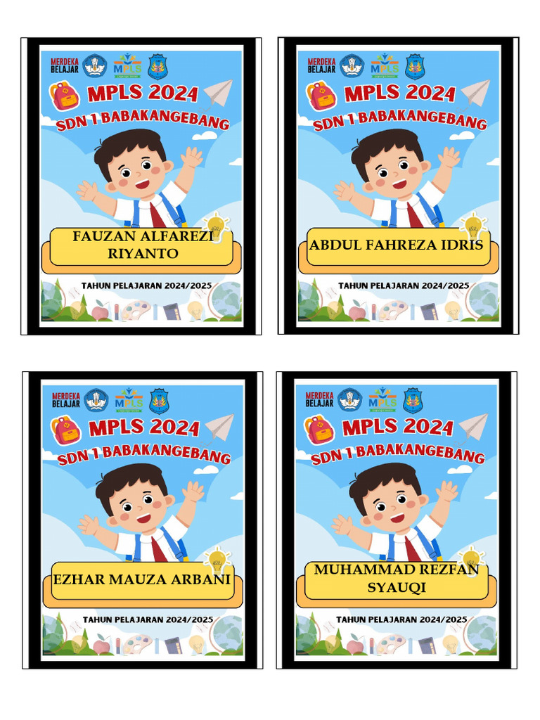 Id Card MPLS Ukuran B3 Male | PDF