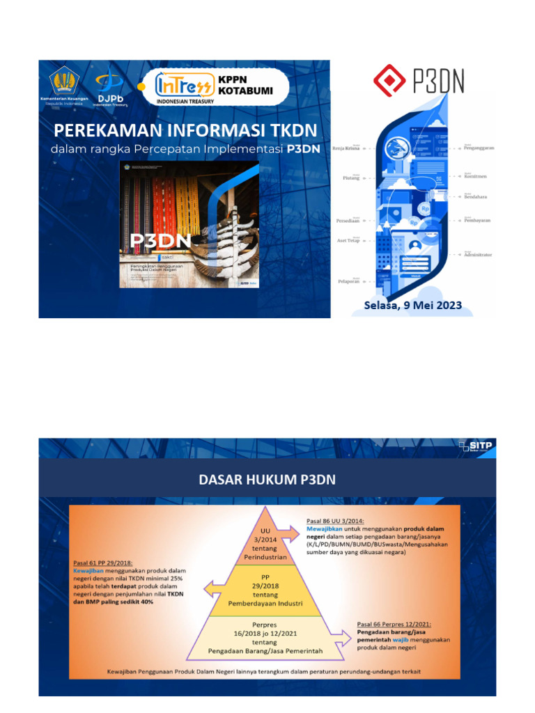 Perekaman TKDN dalam Aplikasi SAKTI | PDF | Bisnis | Pengelolaan ...