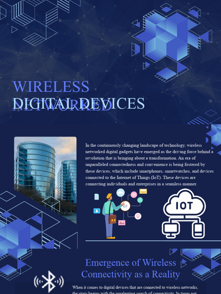 Wireless Networked Digital Devices | PDF | Internet Of Things ...