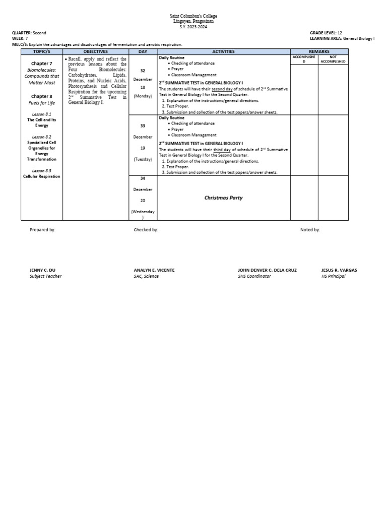 Week 7 - Bio 1 | PDF | Biology | Cell (Biology)