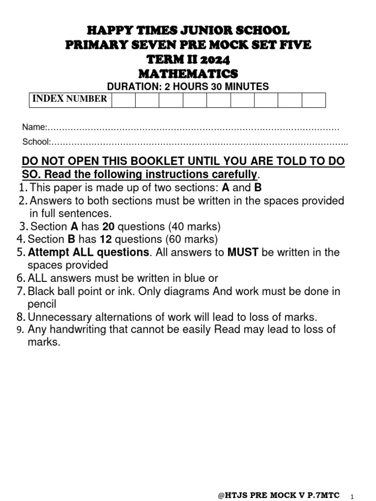 MTC Set V | PDF | Decimal | Numbers