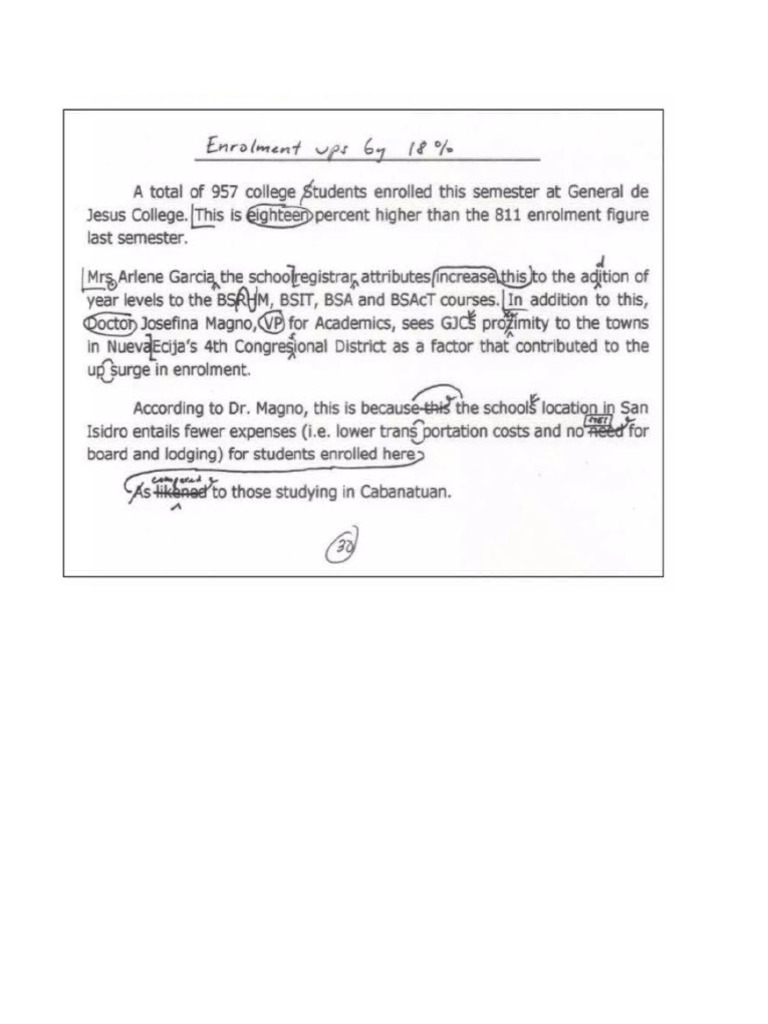 Copyreading Exercises | PDF