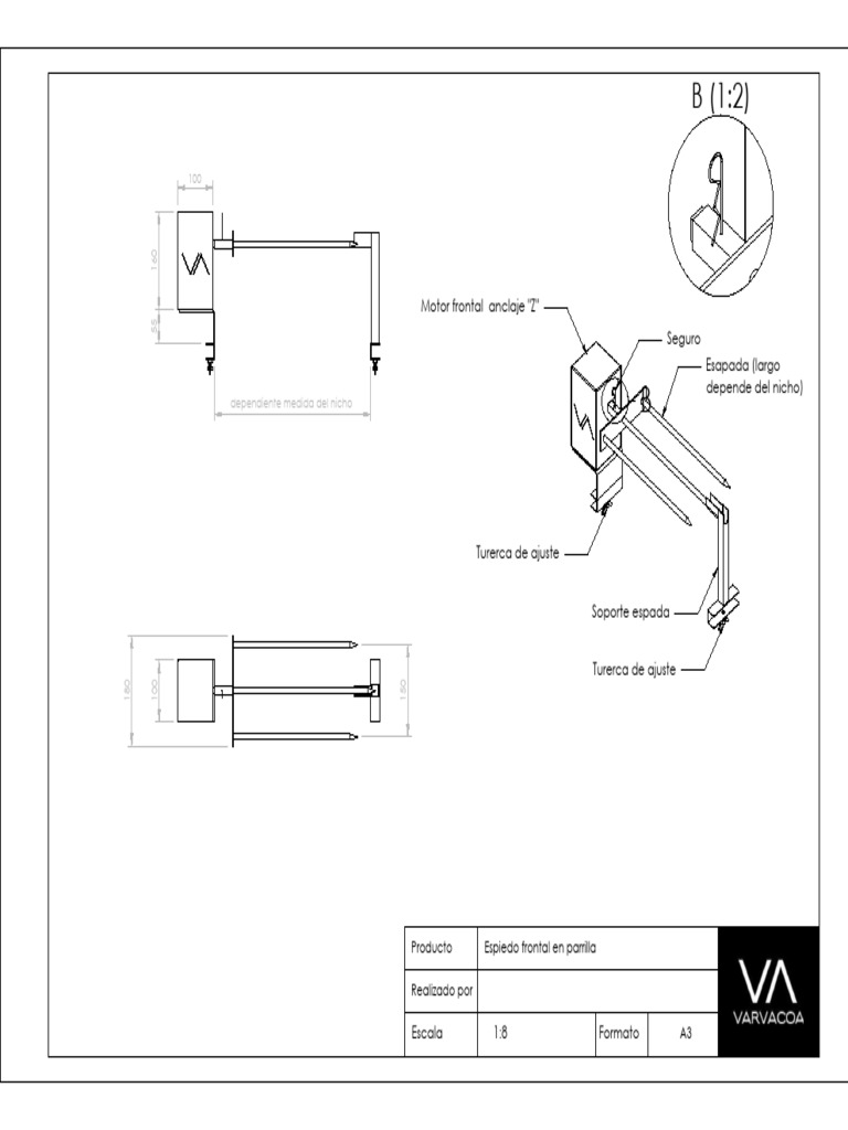 Espiedo Frontal Sobre Parrilla | PDF