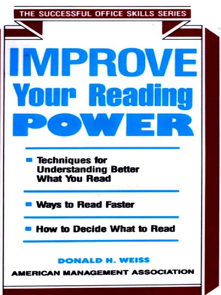 Improve Your Reading Power | PDF