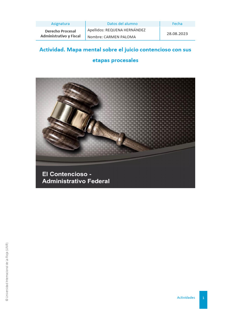 2023 08 28 Jca Mapa Mental | PDF | Ley administrativa | Fiscal