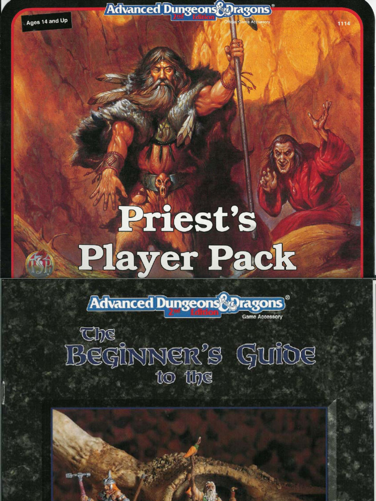 ADnD Player Pack - Priest 2nd Edition | PDF