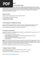 Dropping Anchor Technique Overview | PDF | Subjective Experience ...