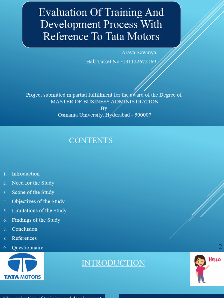 Final Evaluation of Training and Development Process | PDF | Evaluation ...