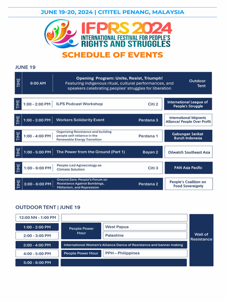 IFPRS Calendar | PDF