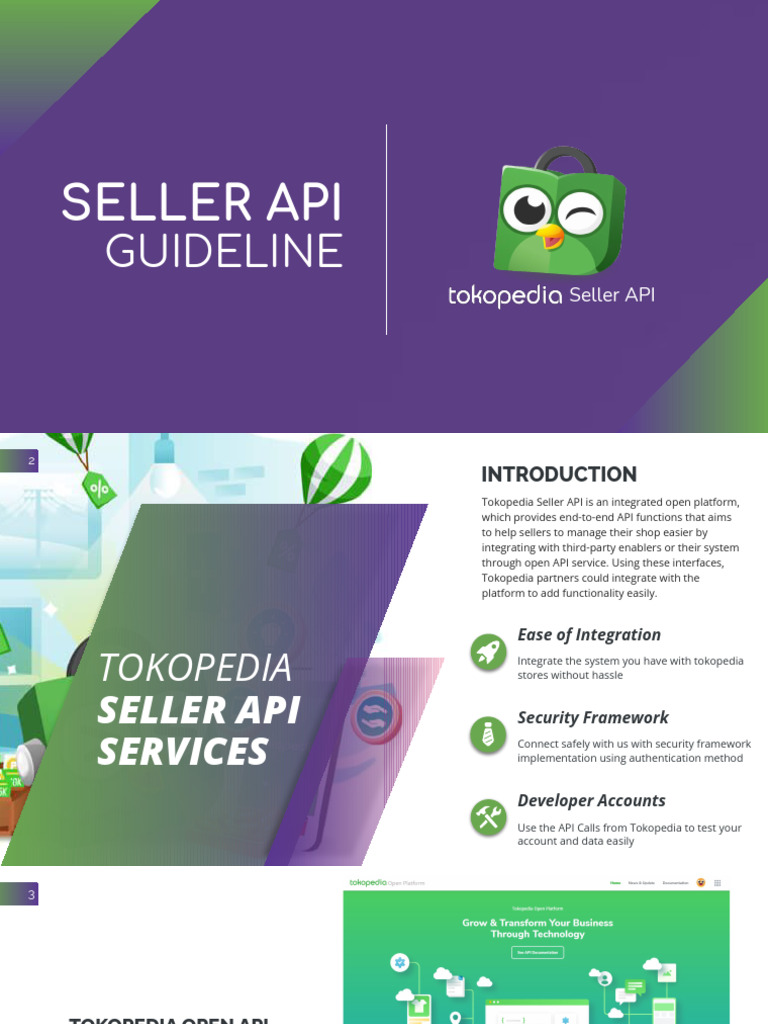 Tokopedia Seller API Guideline | PDF | Cyberspace | Software