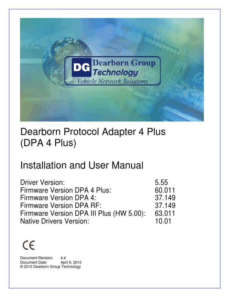DPA4Plus User Manual-04082010 | PDF | Windows Vista | Microsoft Windows