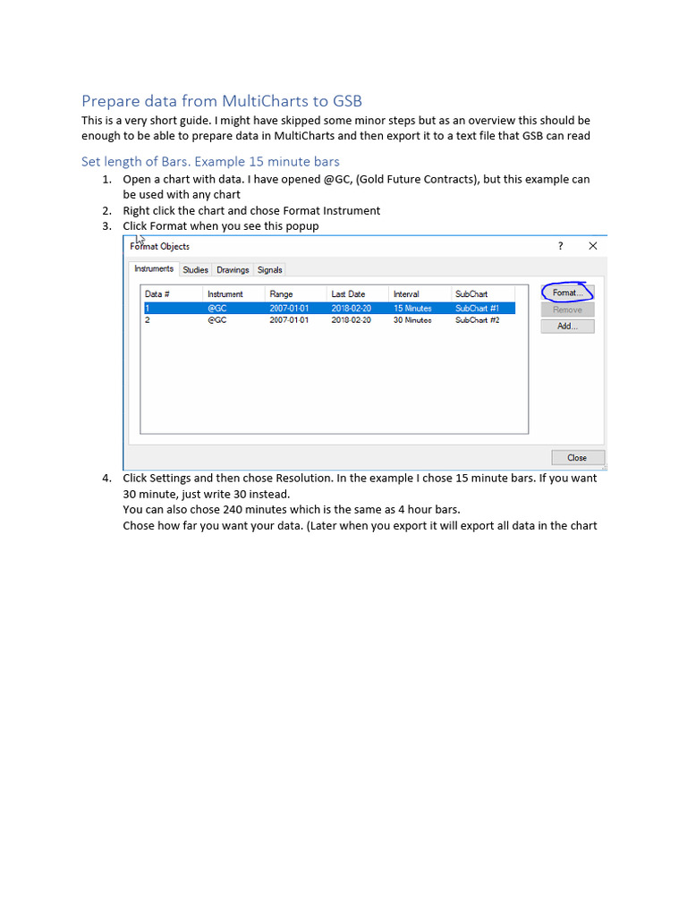 GsbPrepare Data From MultiCharts To GSB | PDF | Career & Growth | Computers