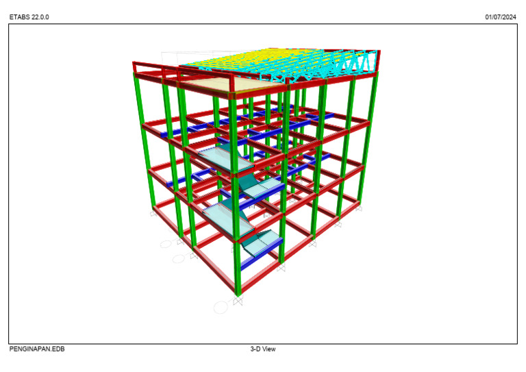 Etabs 22.0.0 01/07/2024 | PDF