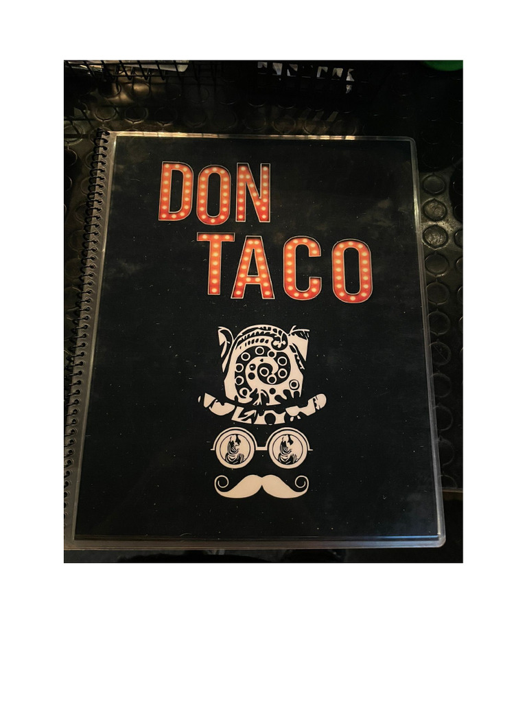Menú DON TACO SV | PDF