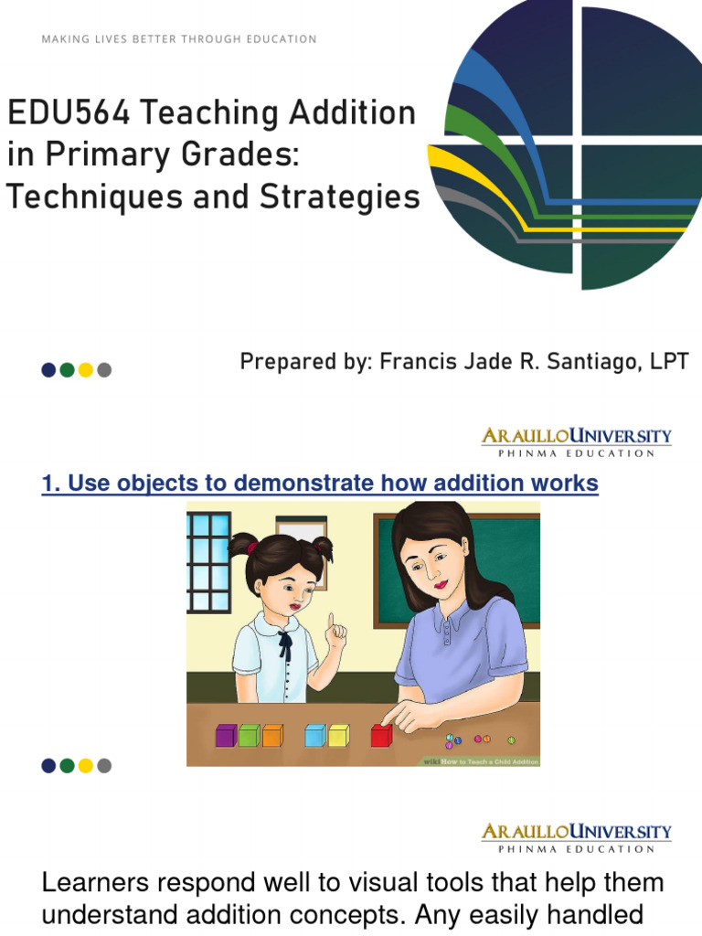 3.1 Addition in Primary Grades | PDF | Learning | Mathematics