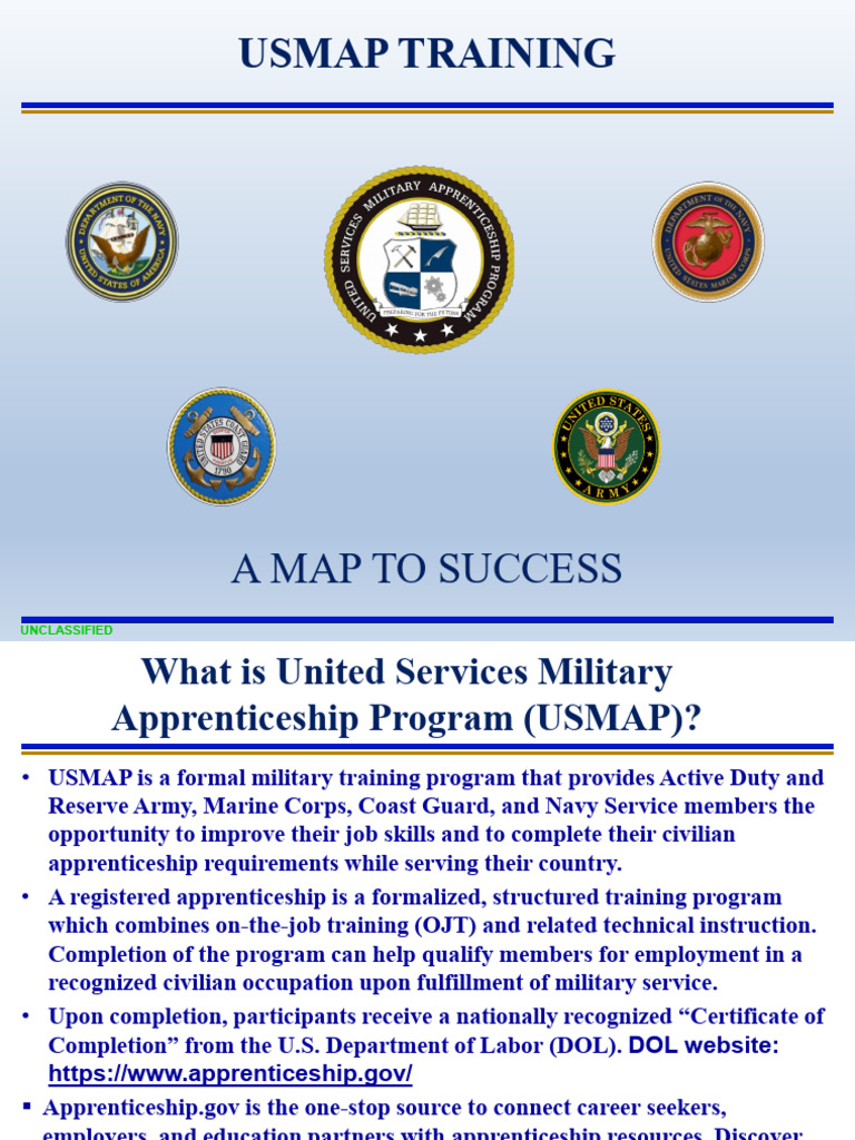 2 MCPK USMAPS Coordinator Training Brief | PDF | Apprenticeship | Computer Network
