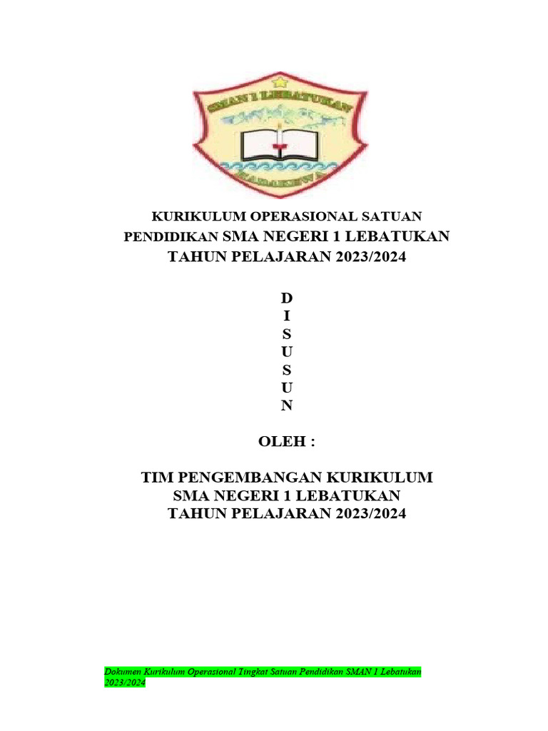 DOK KTSP 2023 New | PDF
