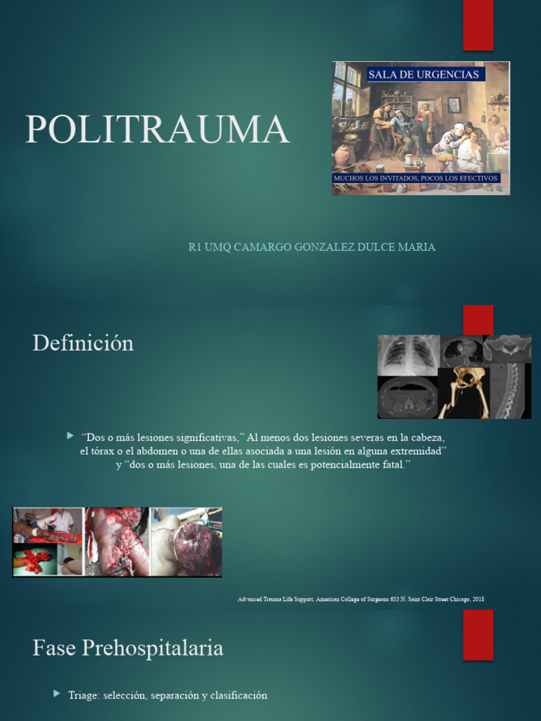 POLITRAUMA | PDF | Quemar | Reanimación cardiopulmonar