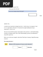 SATs Reasoning Questions & Answers | PDF | Sat