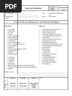 Form Checklist Kendaraan Operasional | PDF