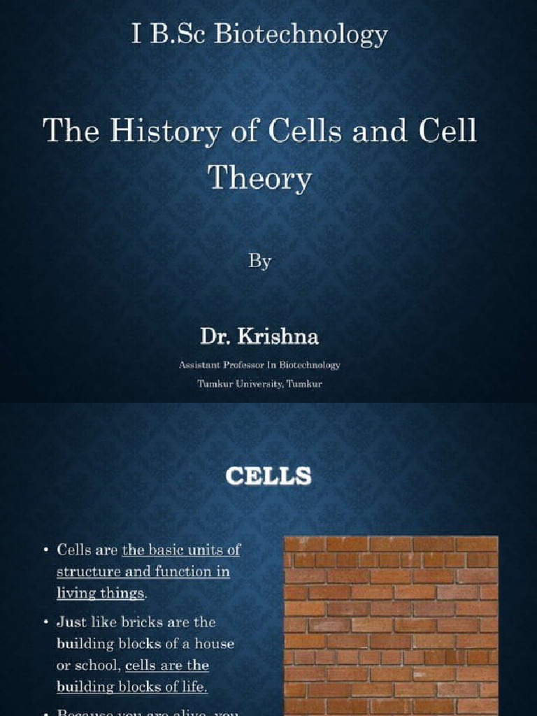 History of Cell | PDF
