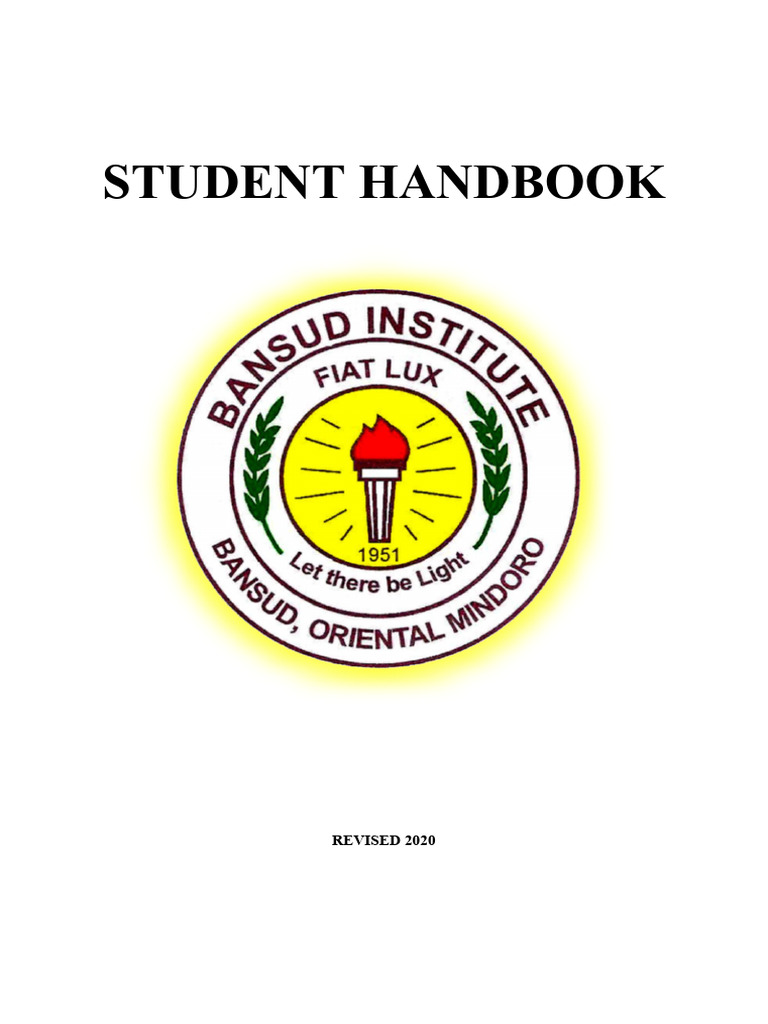Student Handbook | PDF | Hairstyle | Libraries