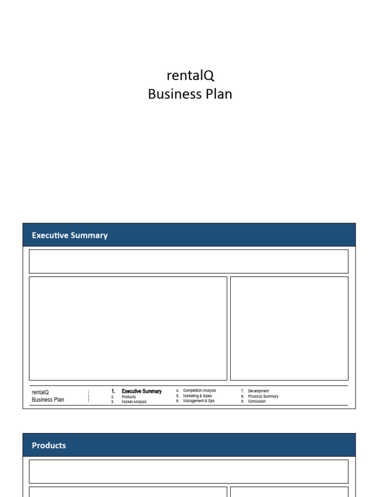 Business Plan Presentation Form | PDF | Market (Economics) | Marketing