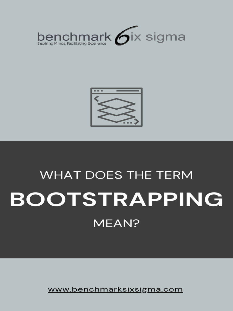 What Does The Term Bootstrapping Mean Pdf Bootstrapping Statistics