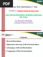 UNIT-1 Horticulture - Its Definations and Branches, Importance and Scope | PDF | Horticulture ...