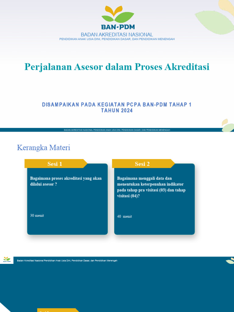 Materi Pengantar Proses Akreditasi | PDF | Bisnis | Pengelolaan Keuangan & Uang