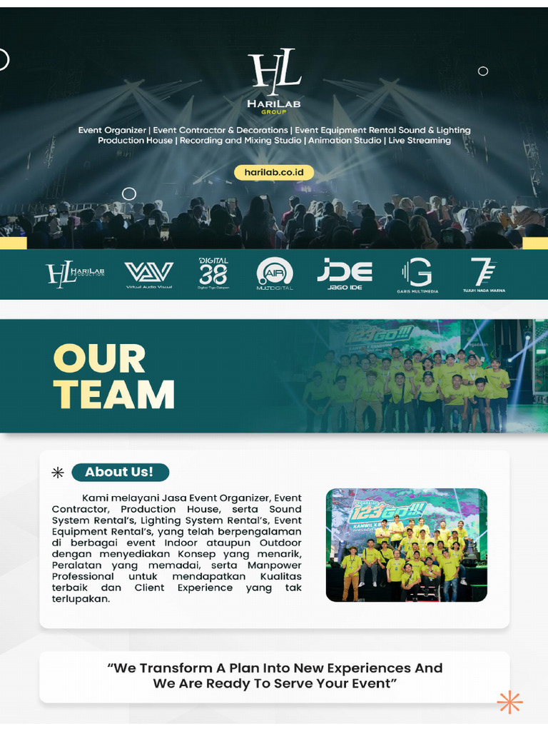 Contoh Catalog Event Organizer | PDF