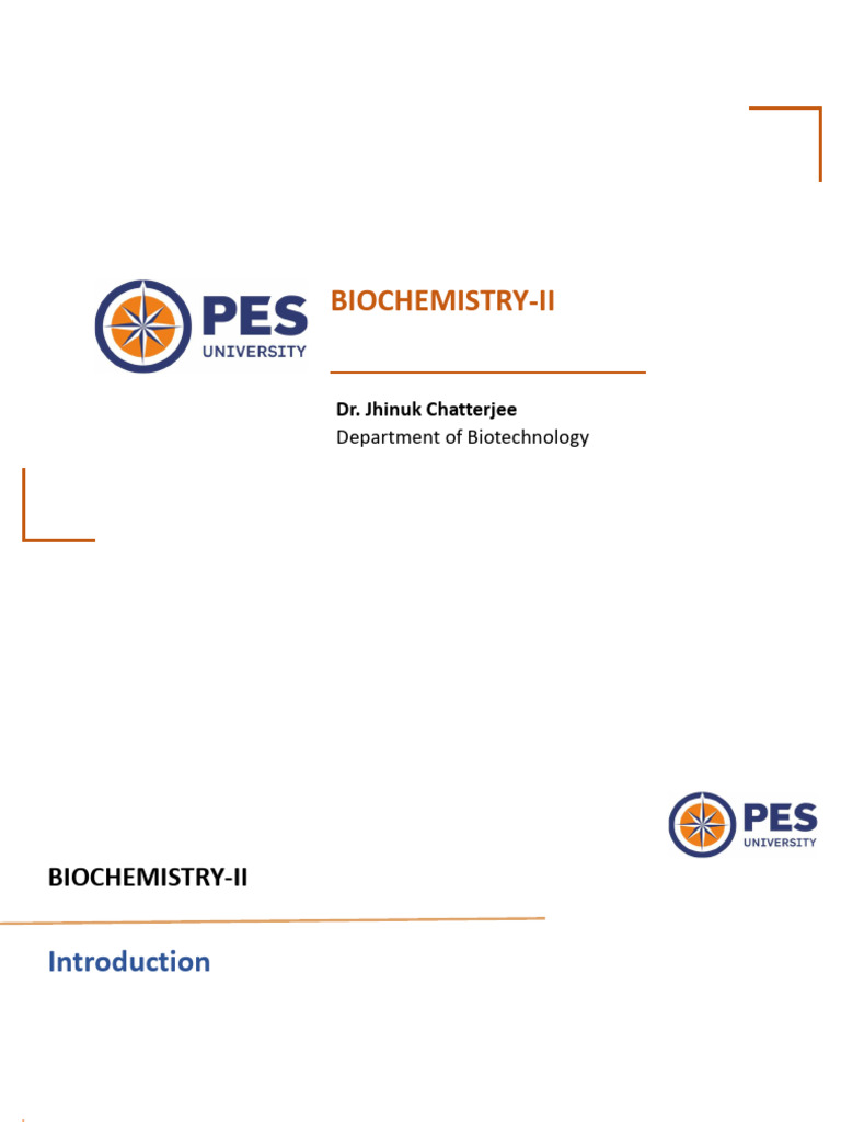 BC Ii - Unit 1 | PDF | Cofactor (Biochemistry) | Enzyme Inhibitor