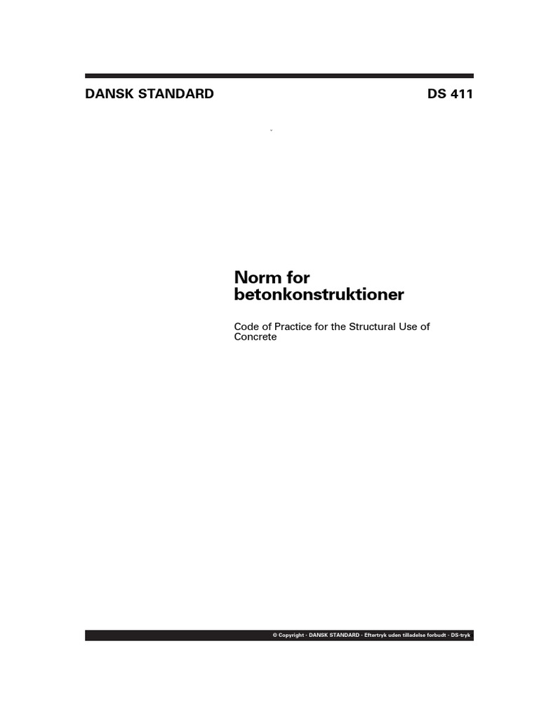 DS 411 - Kommenteret | PDF